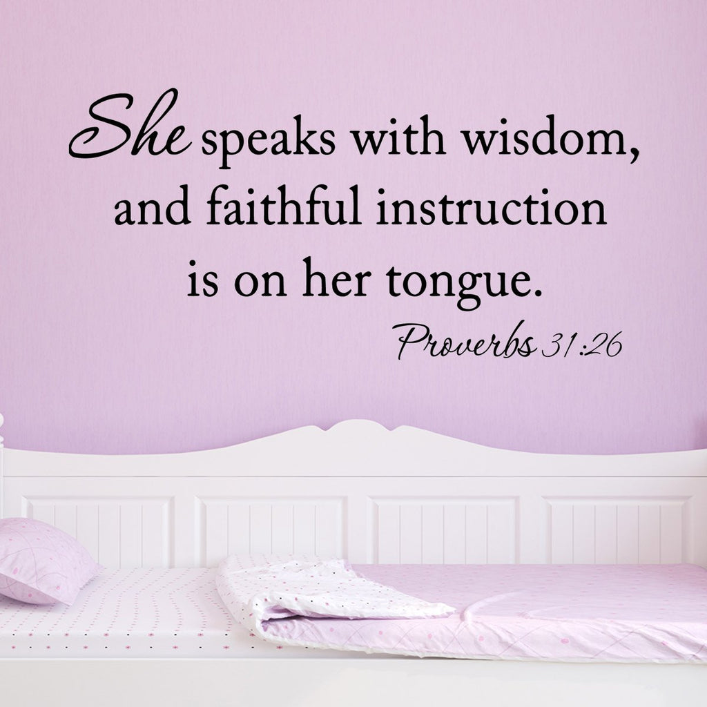 proverbs 31 v 26