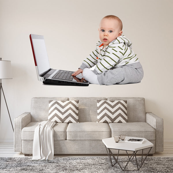 Baby Funny Wall Decal | Humorous Wall Decor Stickers | VWAQ