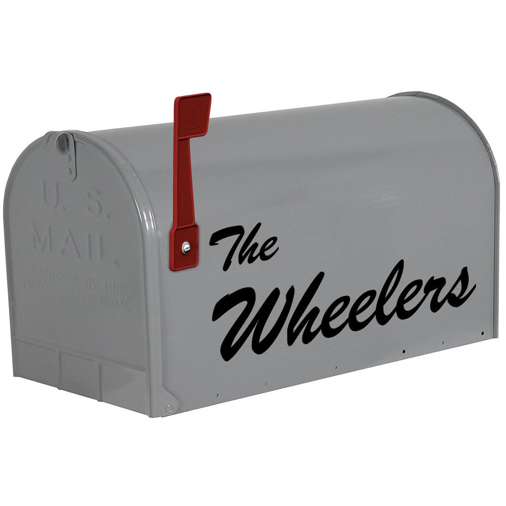 Mailbox Custom Name Decal | Personalized Mailbox Name Letters Sticker ...
