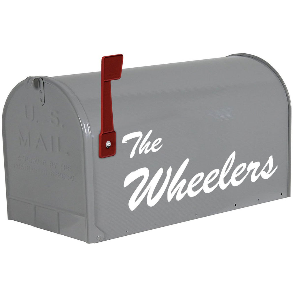 Mailbox Custom Name Decal | Personalized Mailbox Name Letters Sticker ...