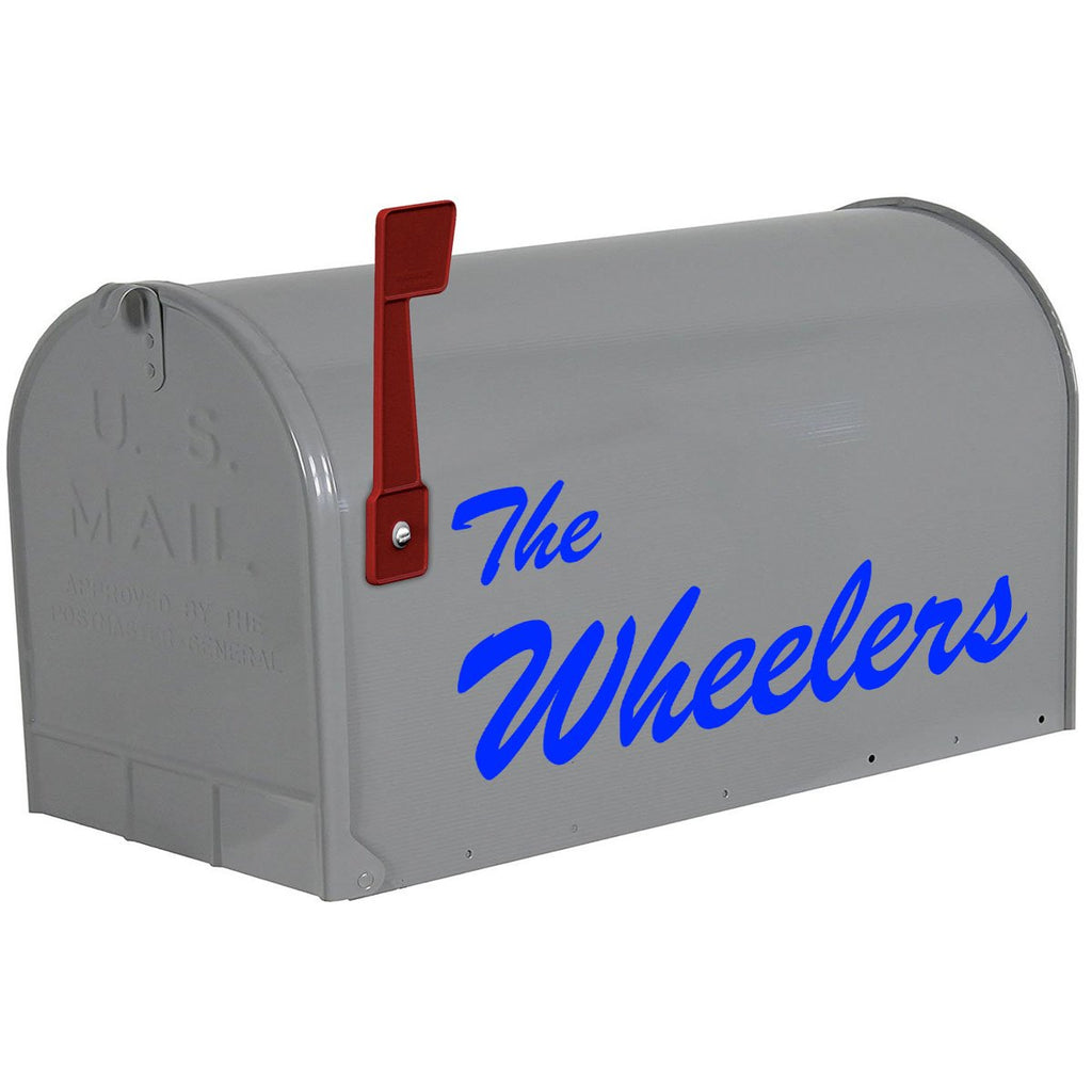 Mailbox Custom Name Decal | Personalized Mailbox Name Letters Sticker ...