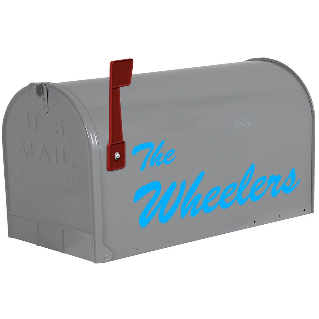 Mailbox Custom Name Decal | Personalized Mailbox Name Letters Sticker ...