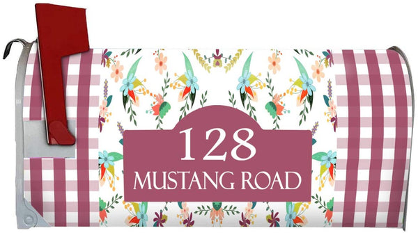 Custom Address Mailbox Magnet | Personalized Mailbox Covers Magnetic ...