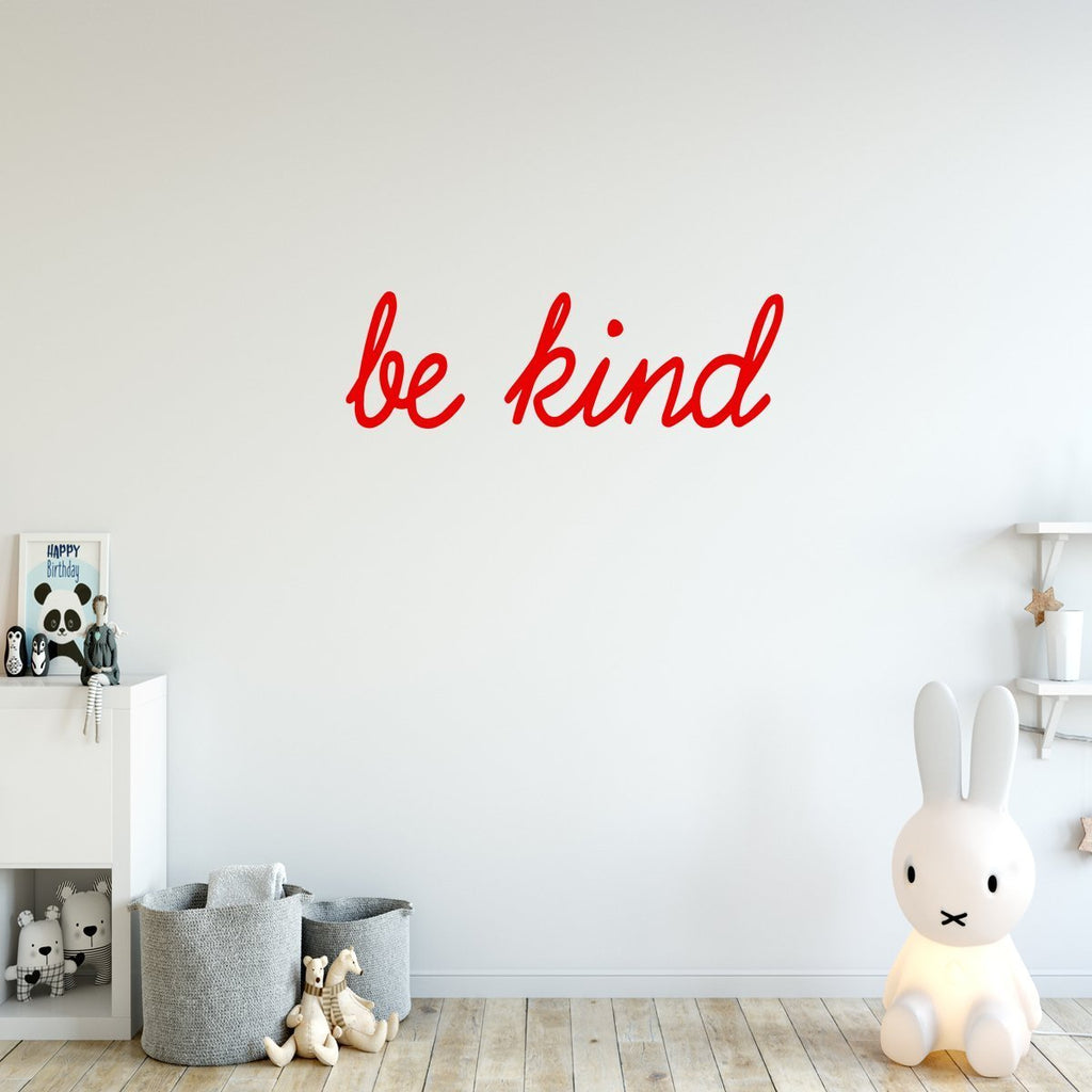 Be Kind Wall Quotes Decal | VWAQ - Vinyl Wall Art Quotes & Prints