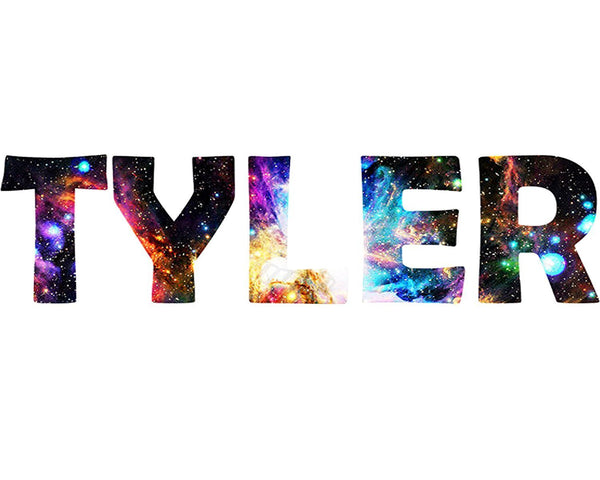Galaxy Names for Girls and Boys Personalized Name Decals