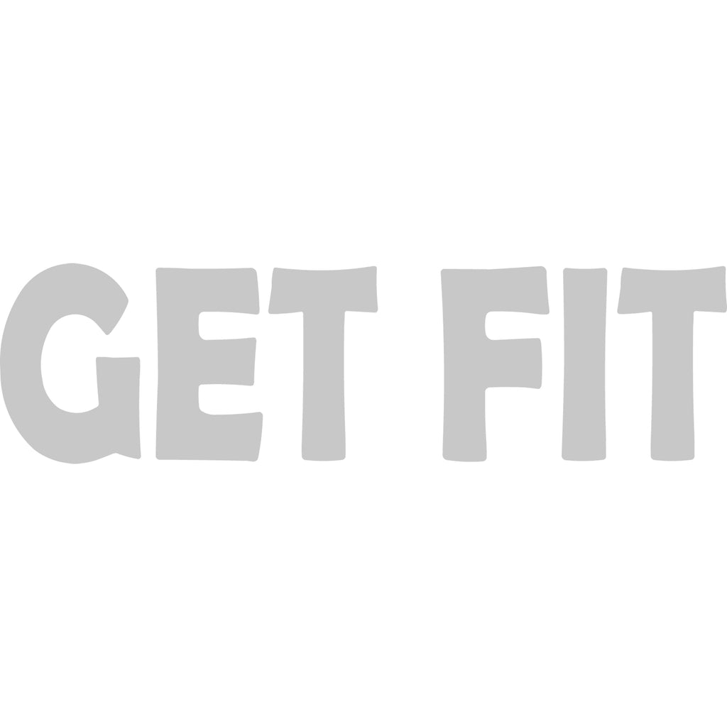 VWAQ Get Fit Exercise Wall Quotes Decals