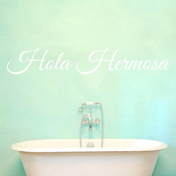 Vinyl Wall Quotes Hello Beautiful In Spanish Vinyl Wall Quotes Hello Beautiful In Spanish