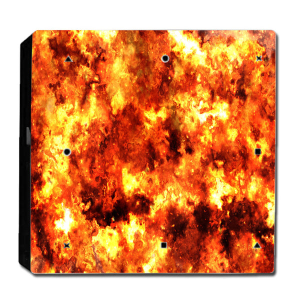 Flame Game Skins Designed to Fit PS4 Pro Systems VWAQ - PPGC3