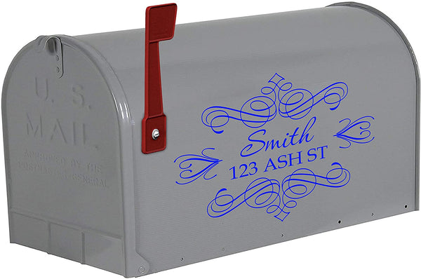 Personalized Mailbox Decals with Name and Street Address | VWAQ